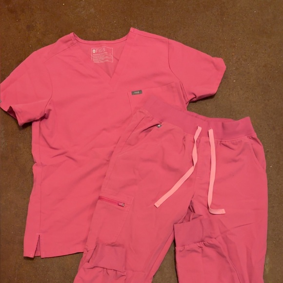 Figs | Other | Bright Pink Figs Set | Poshmark
